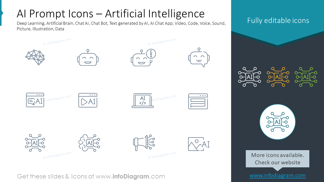 AI Prompt Icons – Artificial Intelligence