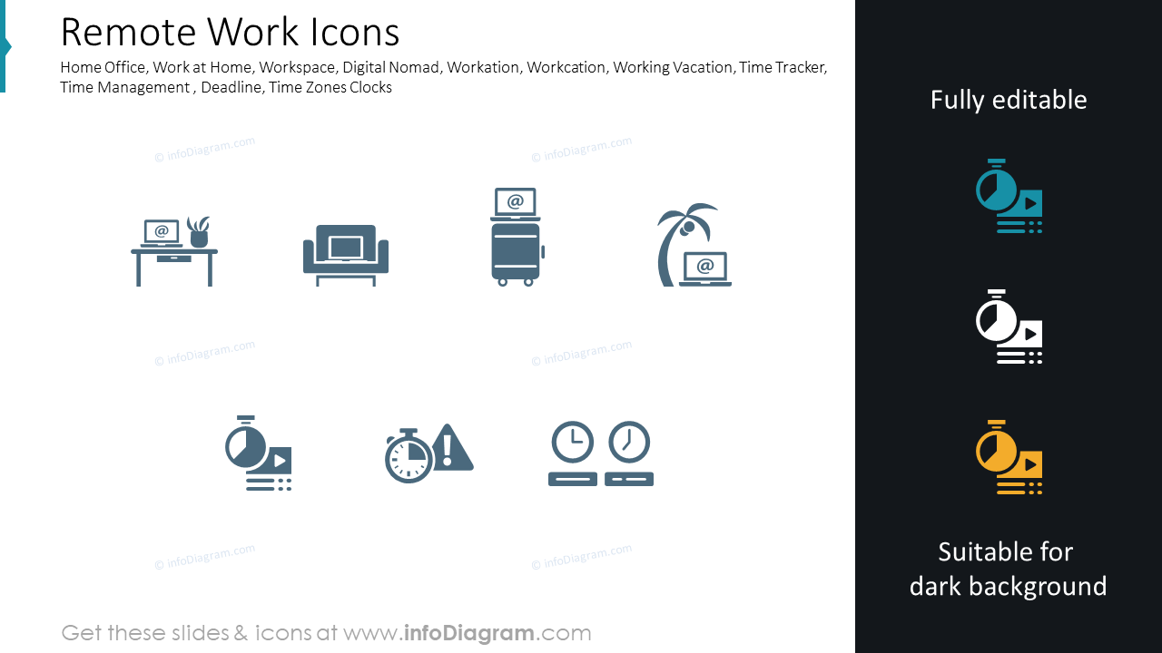 Remote Work Icons