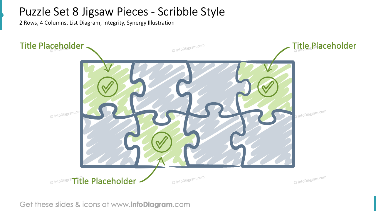 Puzzle Set 9 Jigsaw Pieces Alphabet List Diagram
