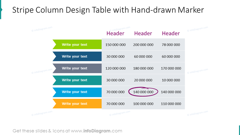 Data Table Graphic Design Data Table Design Vectors Download Free