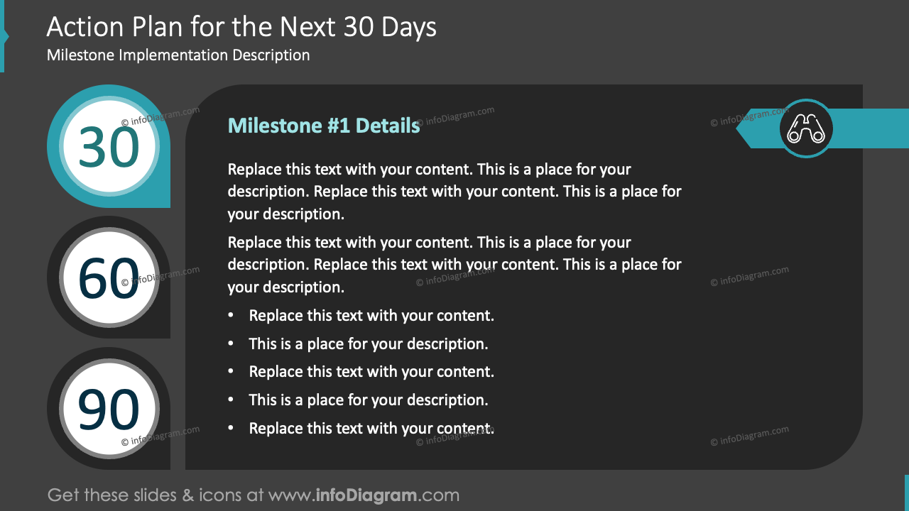 Action Plan for the Next 30 Days Gray Background