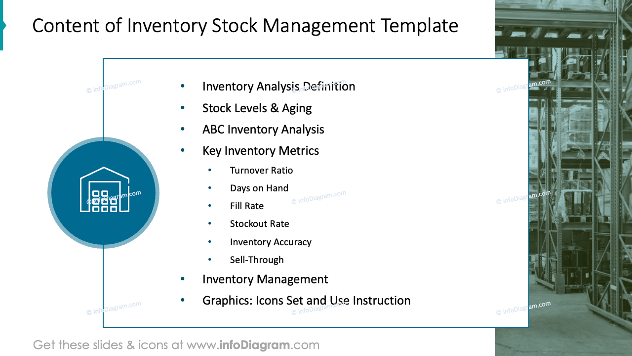 Content of Inventory Stock Management Template