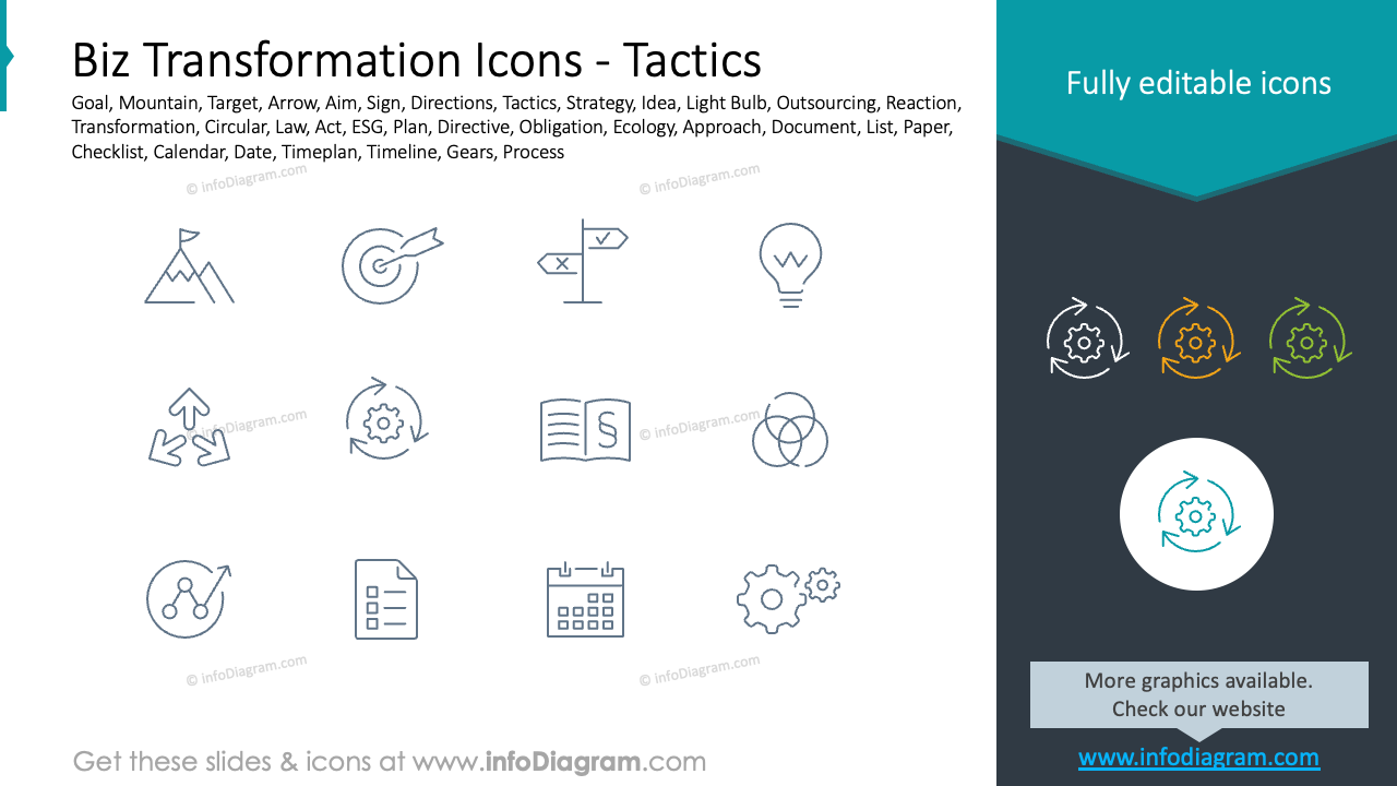 Biz Transformation Icons - Tactics