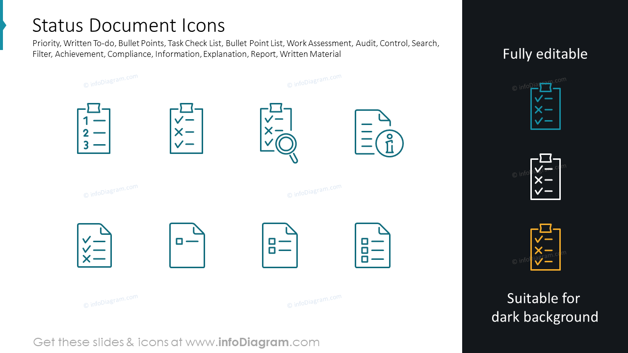 Status Document Icons