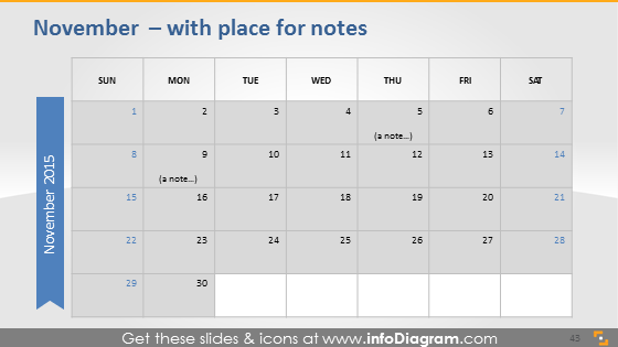 November school notes plan 2015 slide