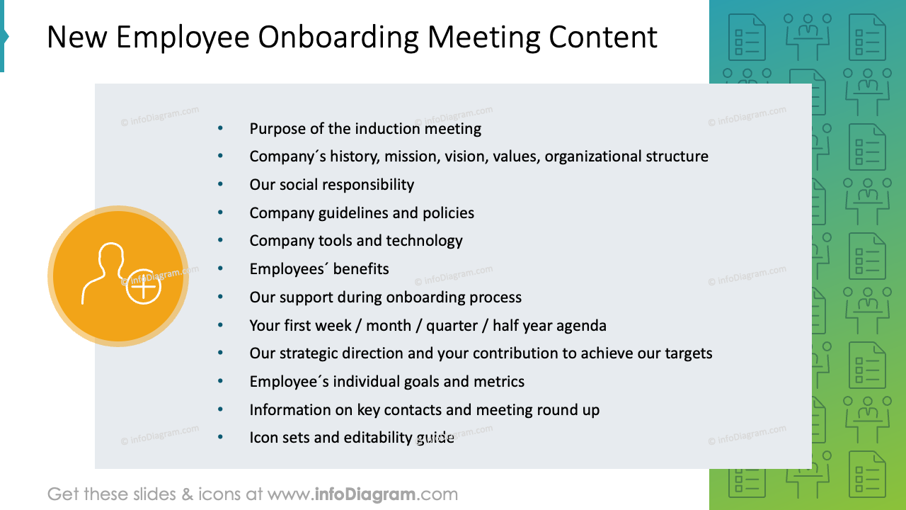 New Employee Onboarding Meeting Content
