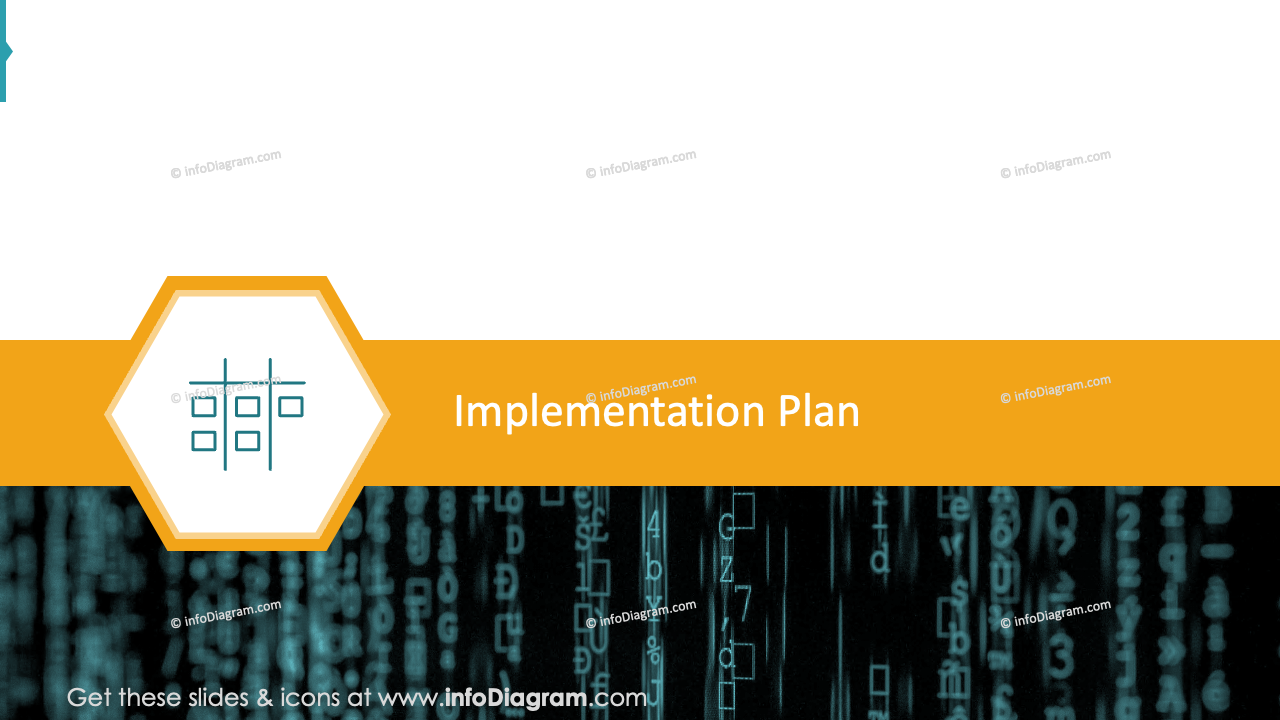 It Security Implementation Plan Section Slide