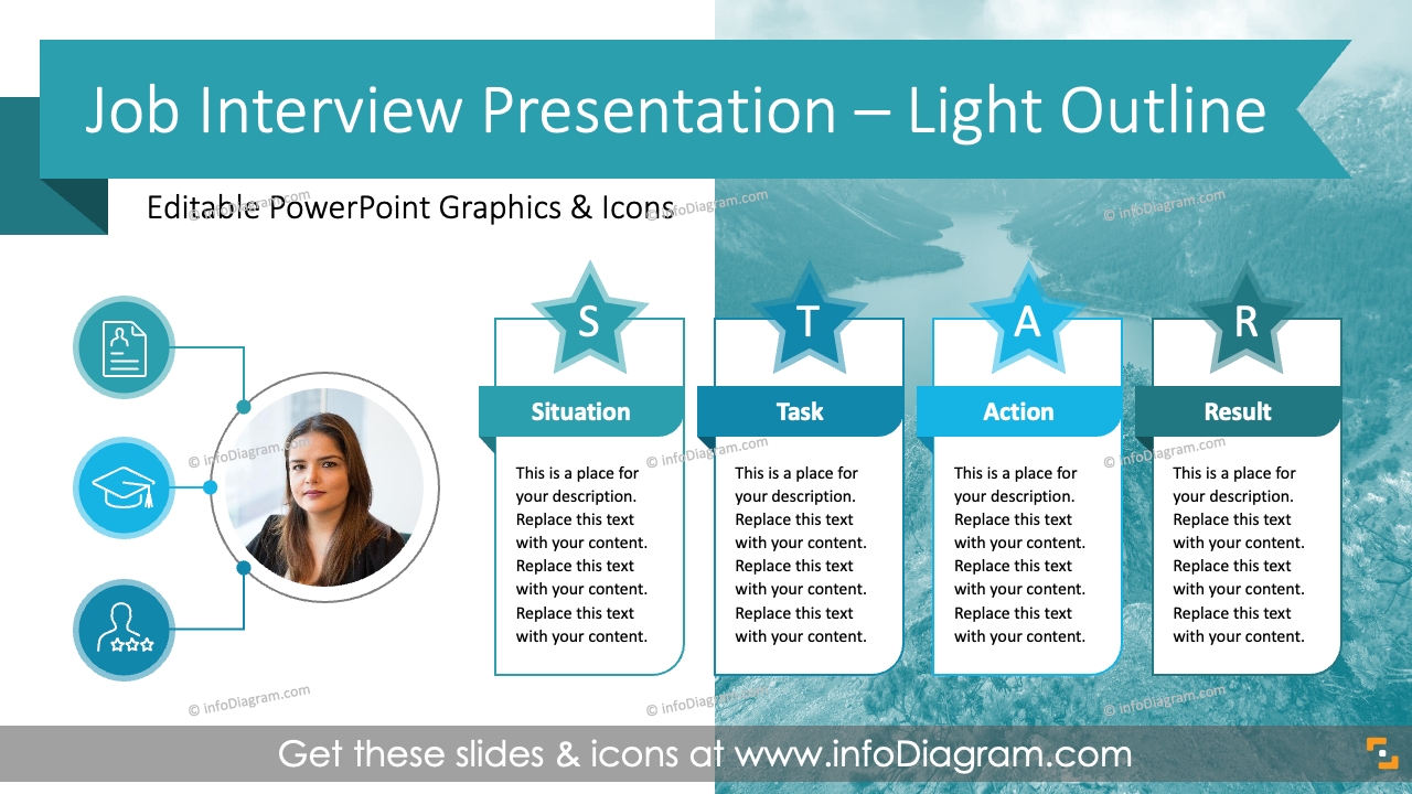 Job Application Interview Presentation (PowerPoint Template) - Light ...