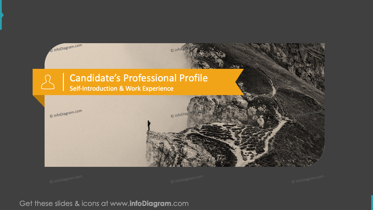 CandidateÕs Professional Profile Gray Background