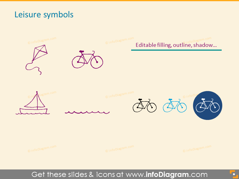 Leisure symbols