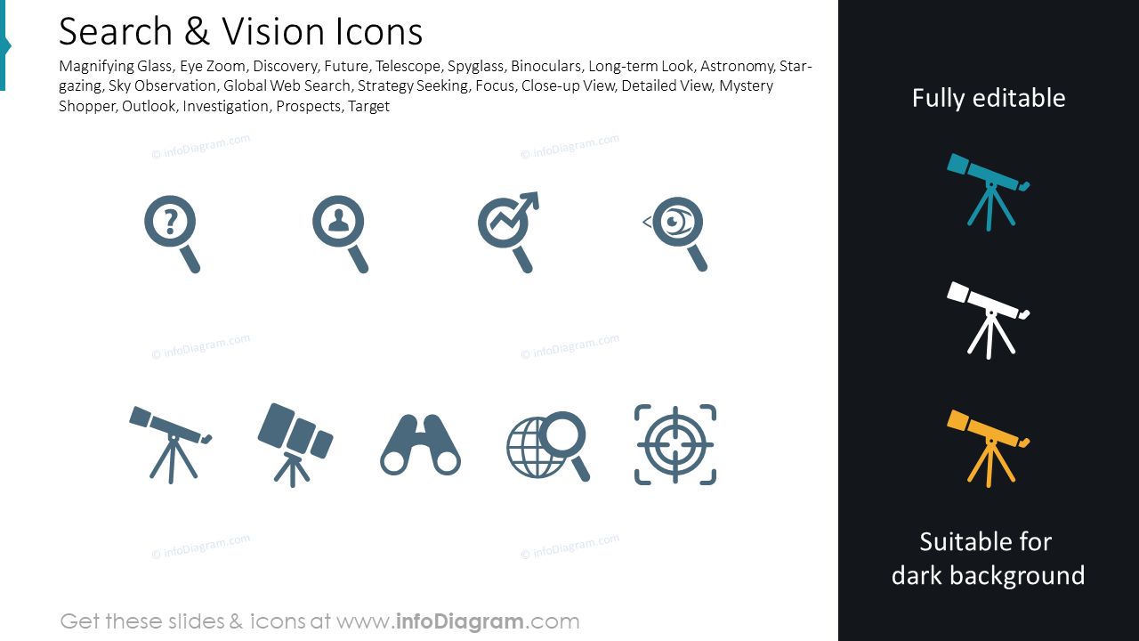 Search & Vision Icons