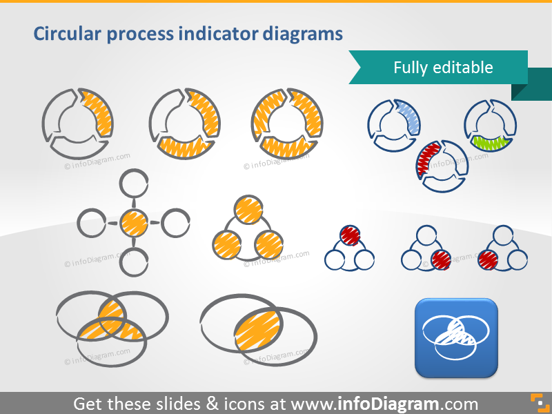 scribble block process indicator symbols handwritten pictograms icons ...