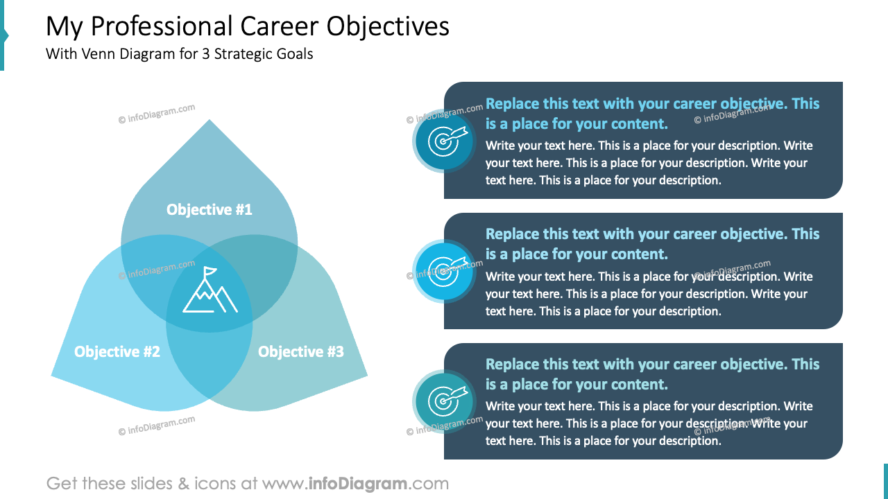 My Professional Career Objectives Muted Blue Style