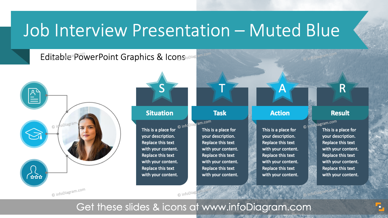 Job Application Interview Presentation (PowerPoint Template) - Muted ...