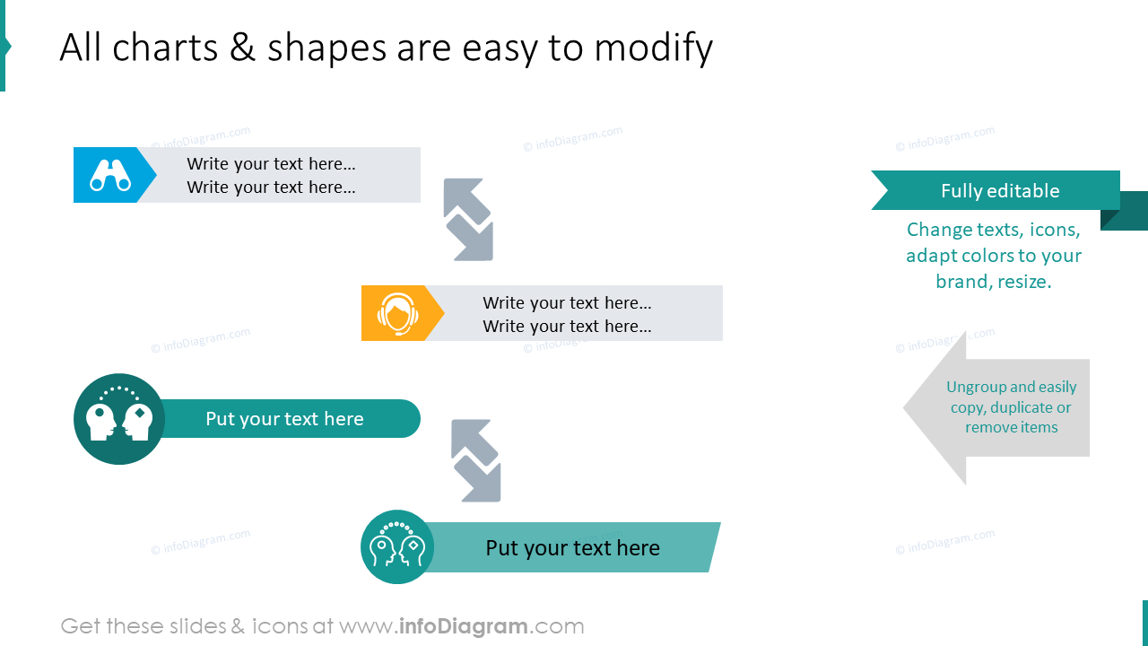 Modify all diagram shapes