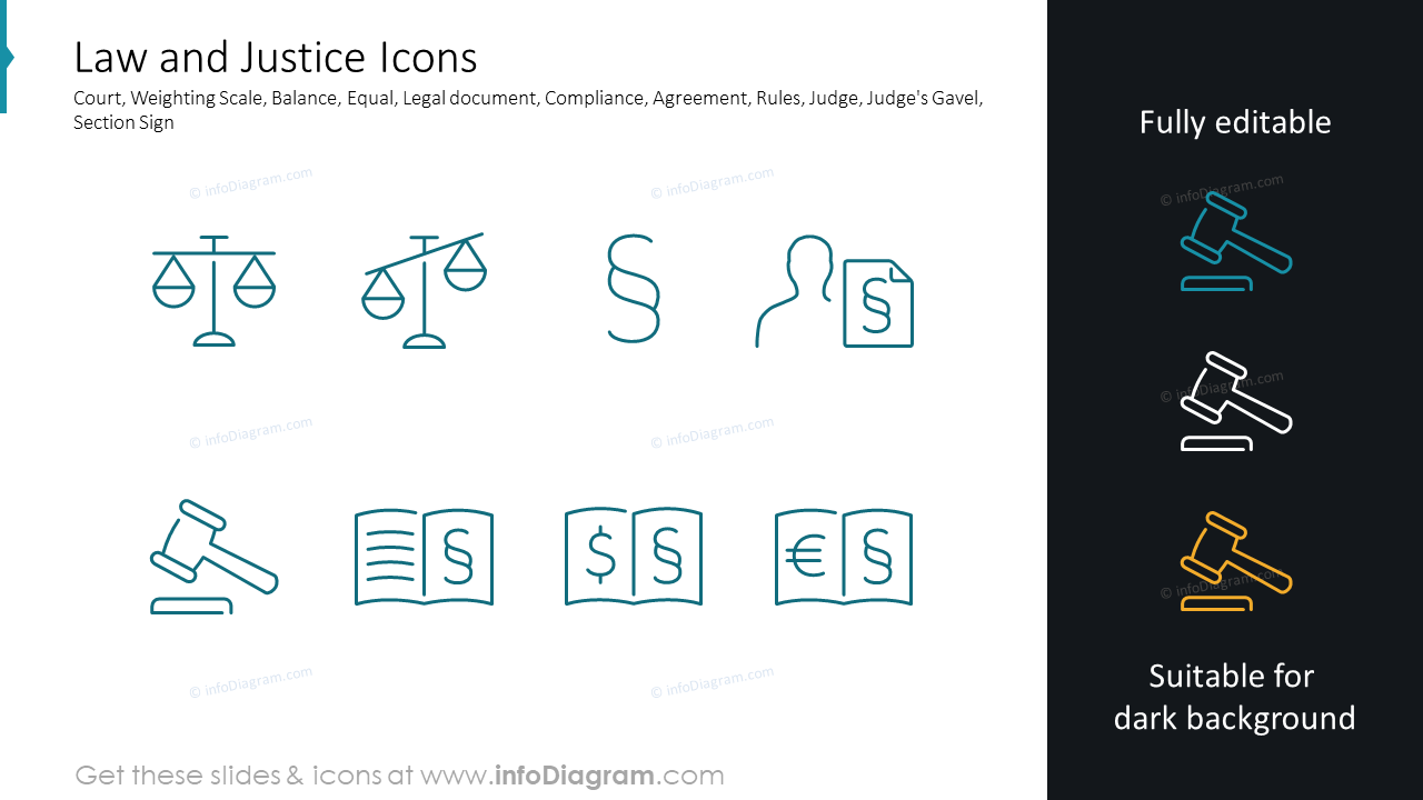 Law and Justice Icons