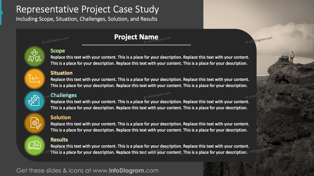 Representative Project Case Study Gray Background