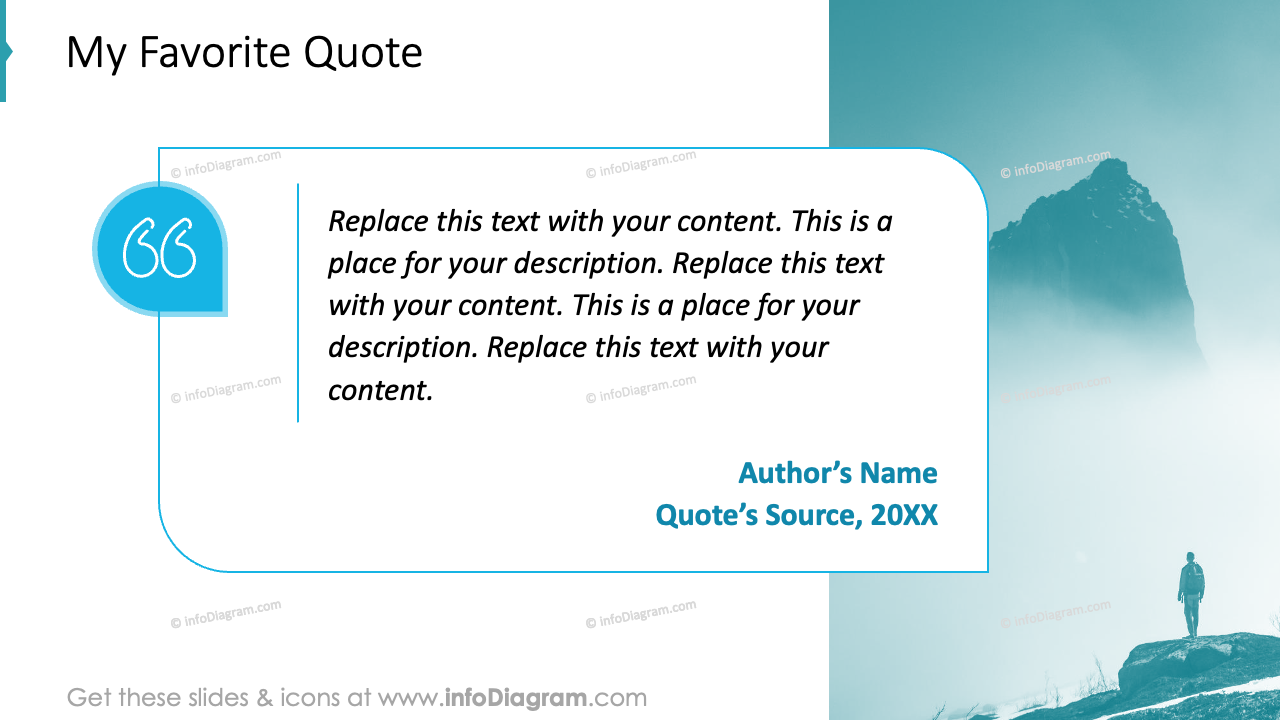 My Favorite Quote Outline Style