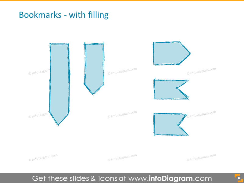 Bookmarks with filling