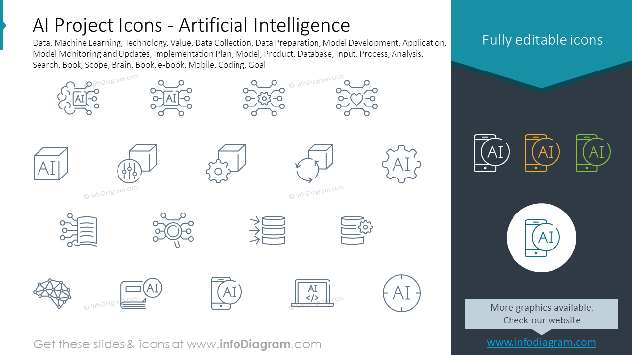 AI Project Icons - Artificial Intelligence