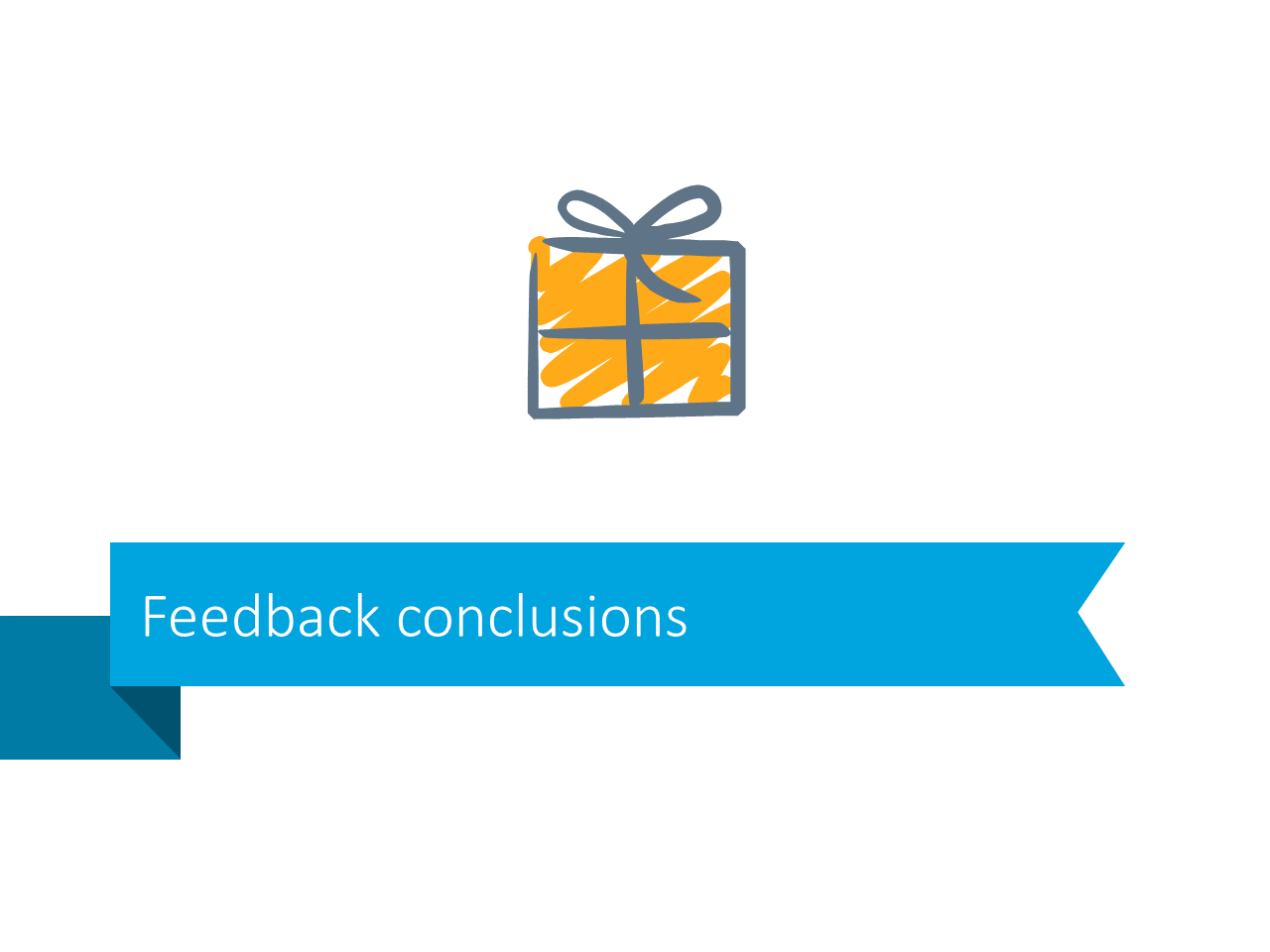 Feedback conclusion pptx transition slide