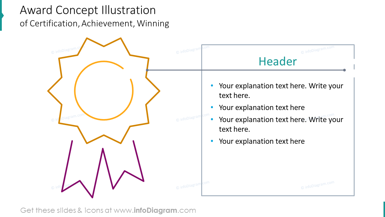 Award Concept Illustration PPT Template