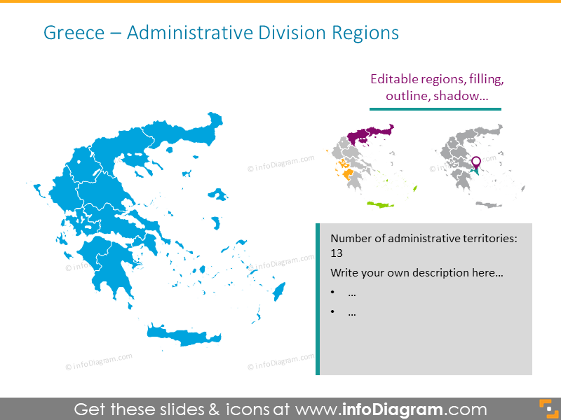 Greece administrative division map