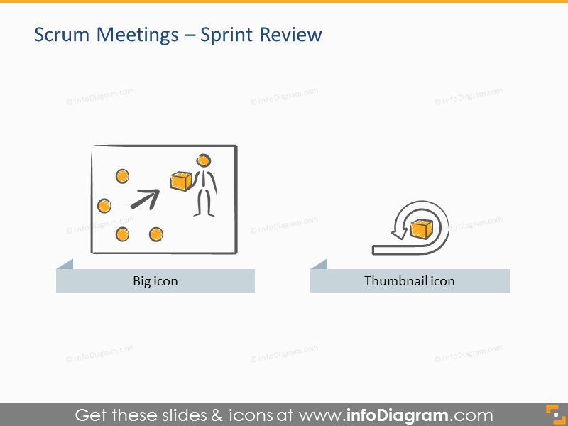 Scrum Project Management Toolbox (PPT icons)