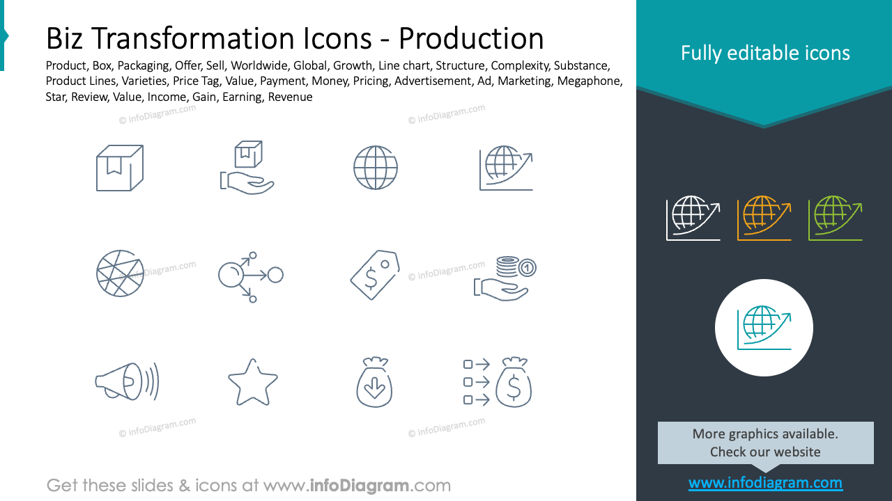 Biz Transformation Icons - Production